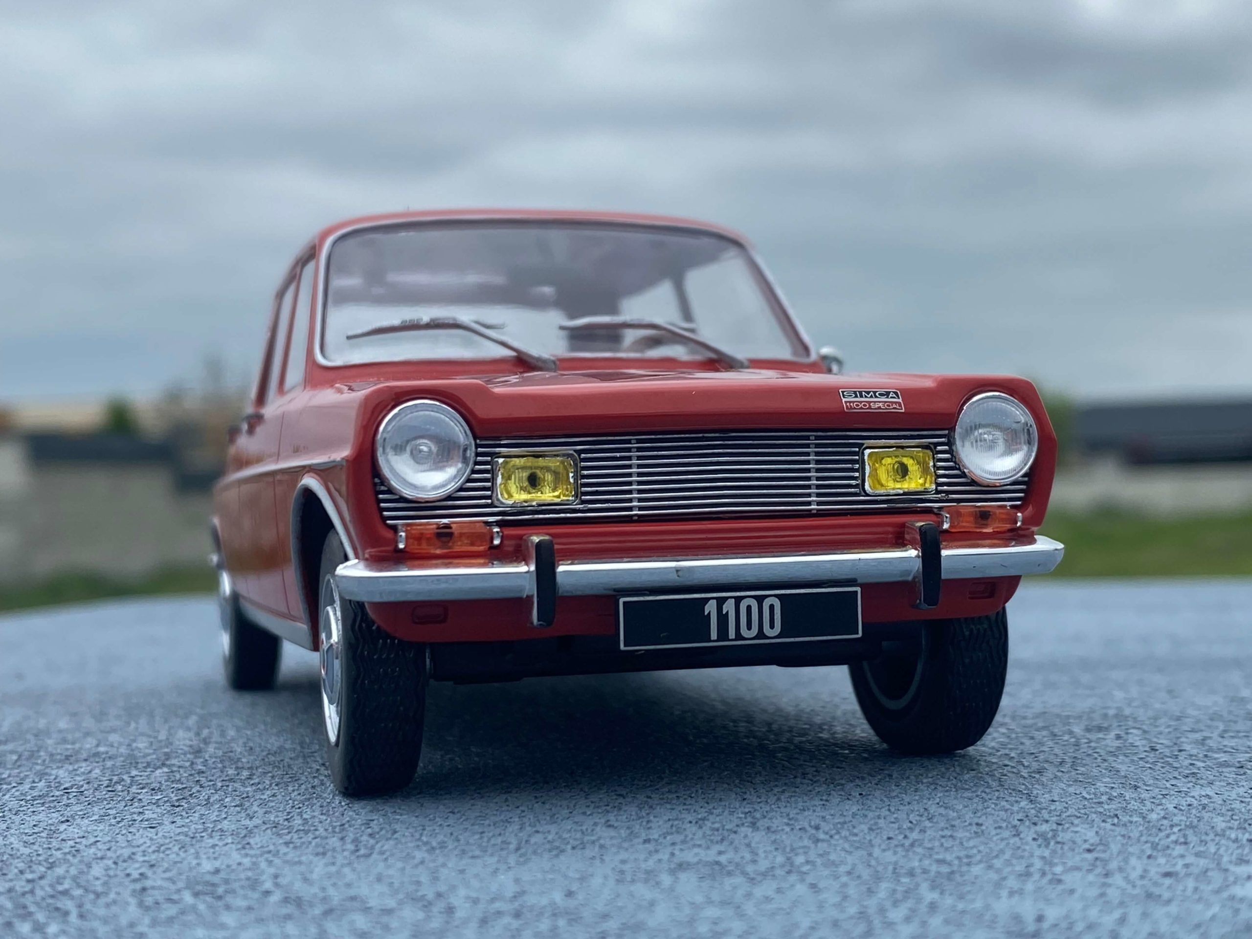 Model auta Simca 1100, červená, 1969. Mierka 1:24. - Automodelle - váš ...